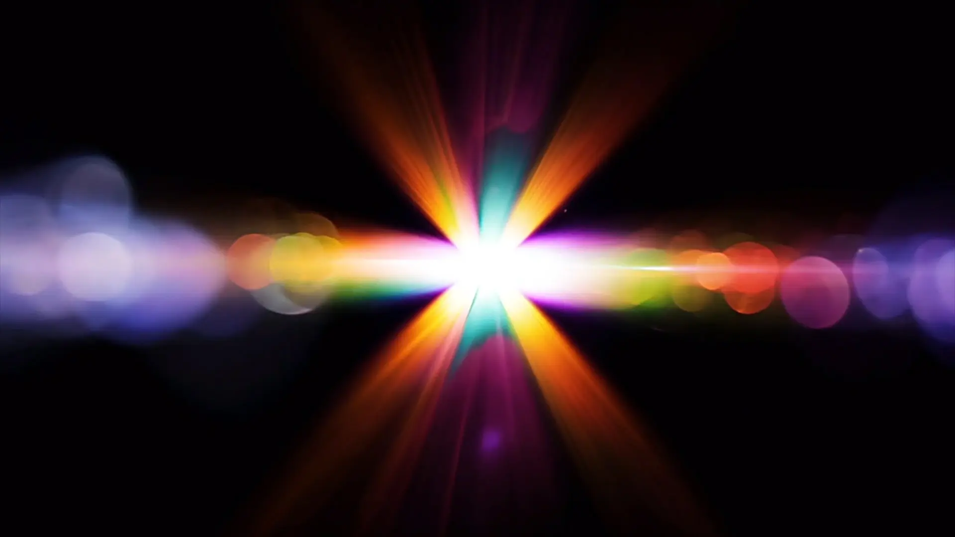 Prismatic Light Ray Overlay For Multimedia Presentations | Videos